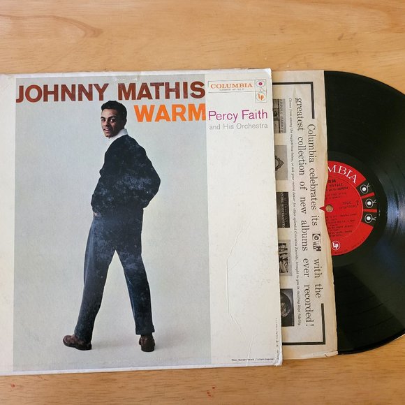 Columbia | Media | Johnny Mathis Warm Lp 957 Columbia Cl 178 Pop Music ...